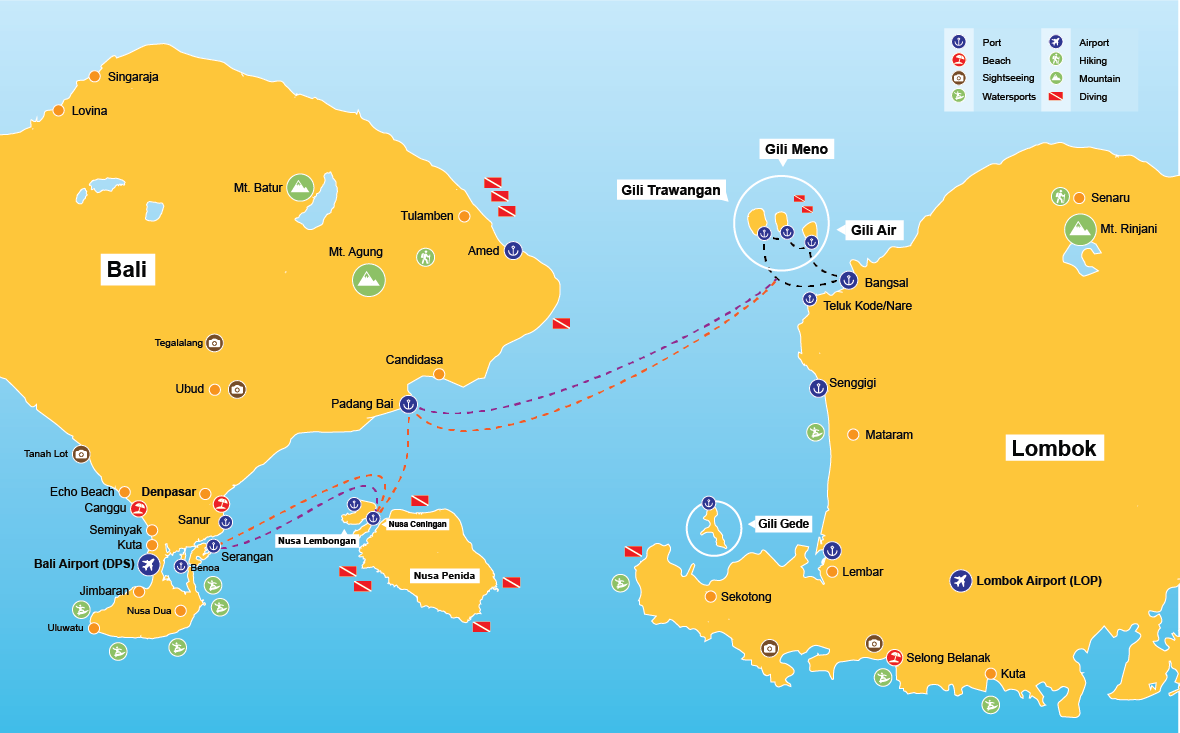 Fast boat from Bali to Gili Islands: Buy tickets online - Gilitickets.com